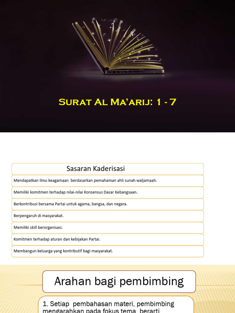 Surat Al Ma'Arij, Ayat 1-7 | PDF