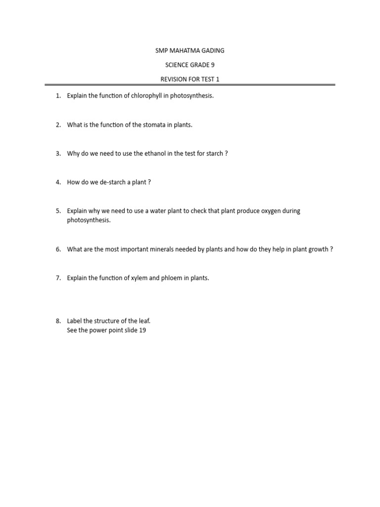 Science Grade 9 | PDF