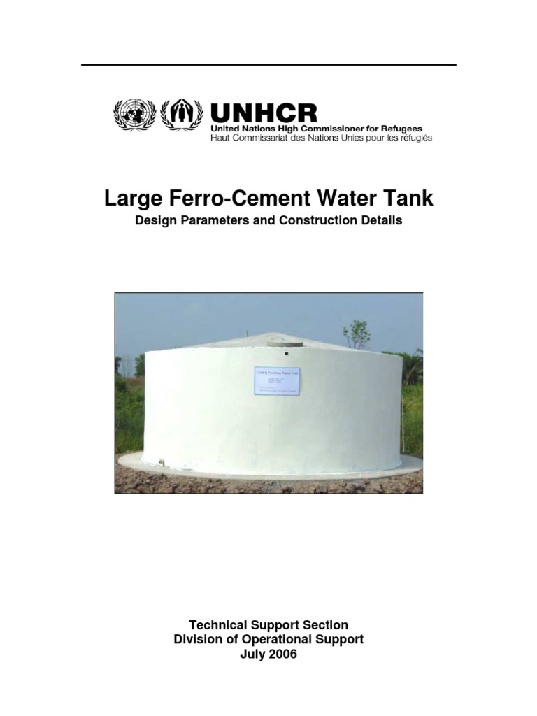 Large Ferro Cement Water Tank | PDF | Foundation (Engineering) | Concrete