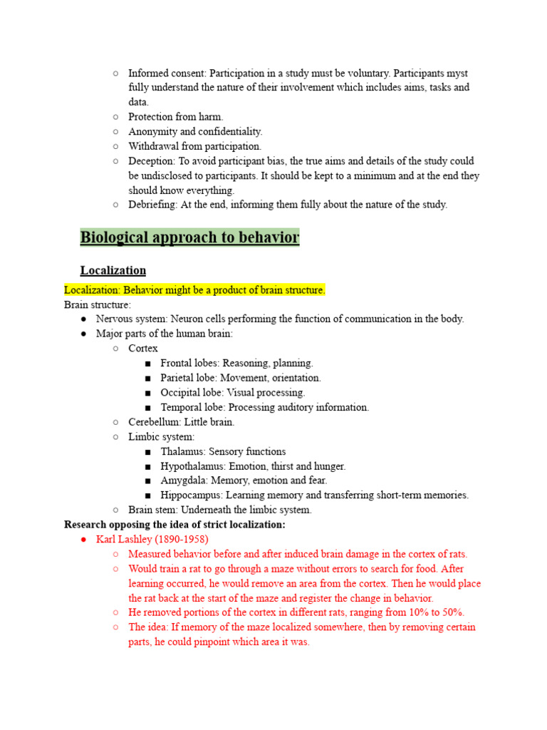 Psychology Biological Approach | PDF | Twin | Dendrite