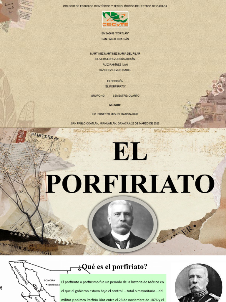 El Porfiriato: Historia y Consecuencias | PDF | Viajes y turismo