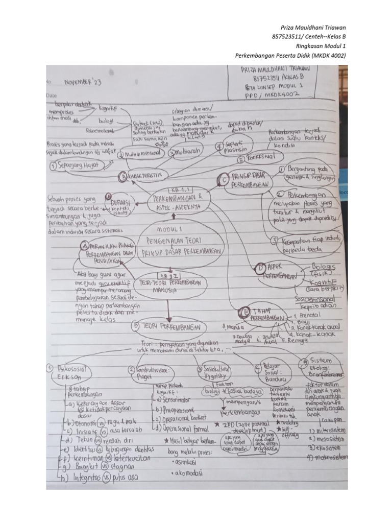 (Modul 1) Peta Konsep-Resume PPD | PDF (Modul 1) Peta Konsep-Resume PPD | PDF
