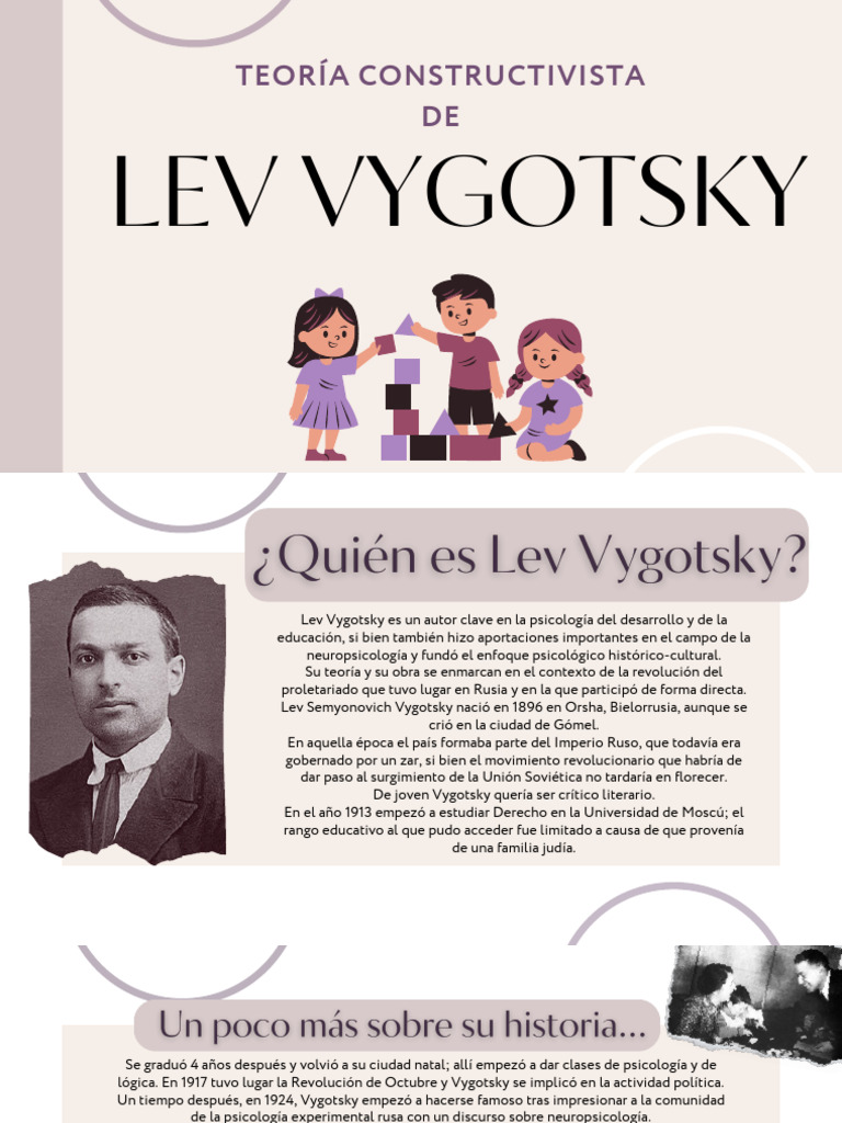 Lev Vygotsky | PDF | Aprendizaje | Cognición