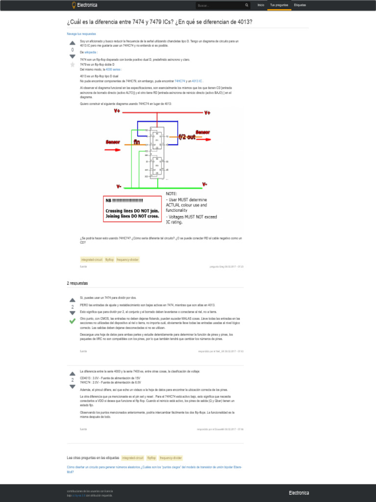 ¿Cuál Es La Diferencia Entre 7474 y 7479 ICs - ¿En Qué Se Diferencian ...