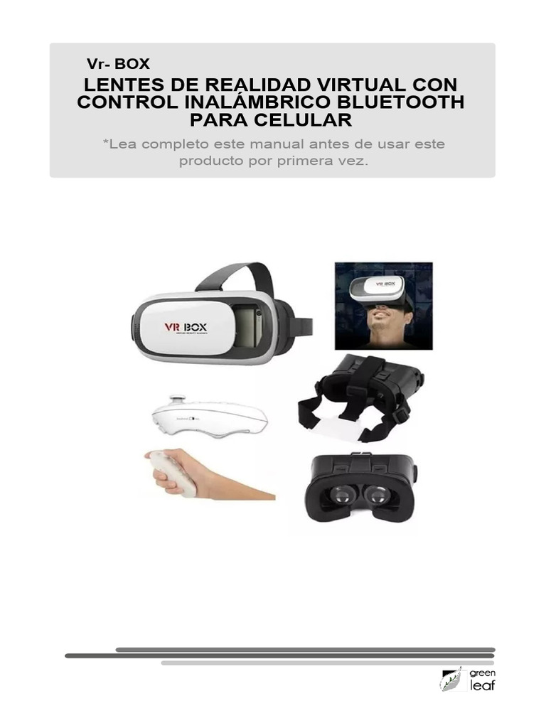 GRV-2020 Manual | PDF | Realidad virtual | Smartphone