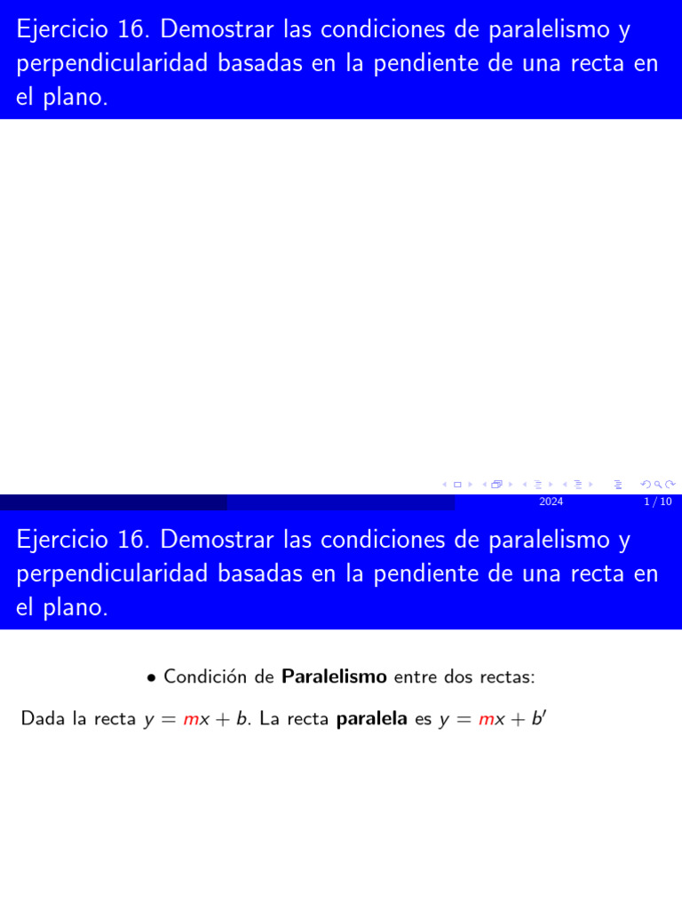Ej 16 Práctica 2 | PDF | Pendiente | Perpendicular