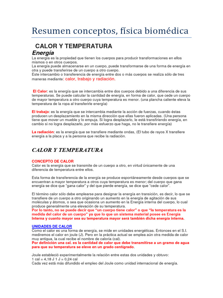 5 - Calor y Temperatura | Descargar gratis PDF | Calor | Celsius