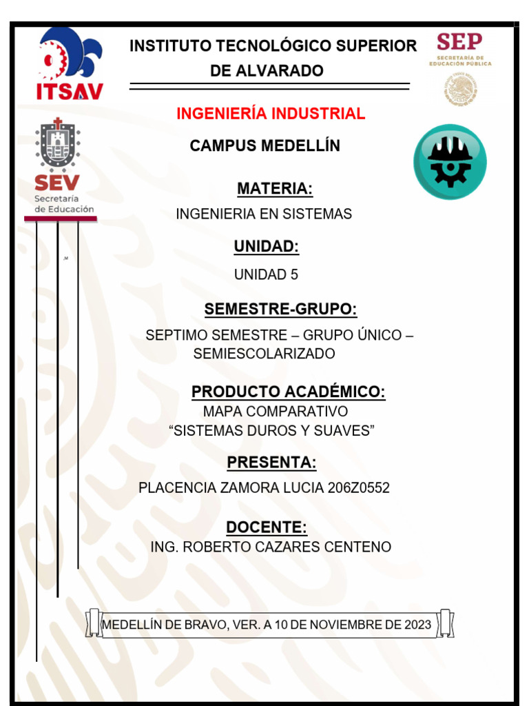 U5_MAPA COMPARATIVO | PDF | Sistema | Ingeniería