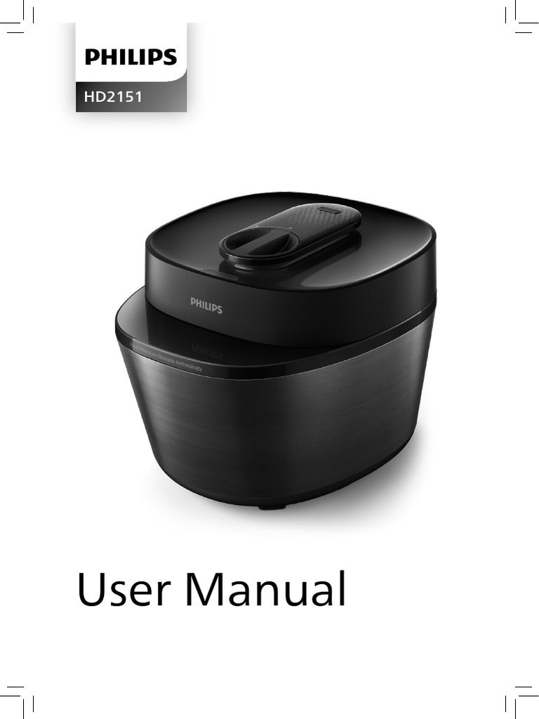 Philips 1007ce521 | PDF | Pressure Cooking | Kitchen Stove