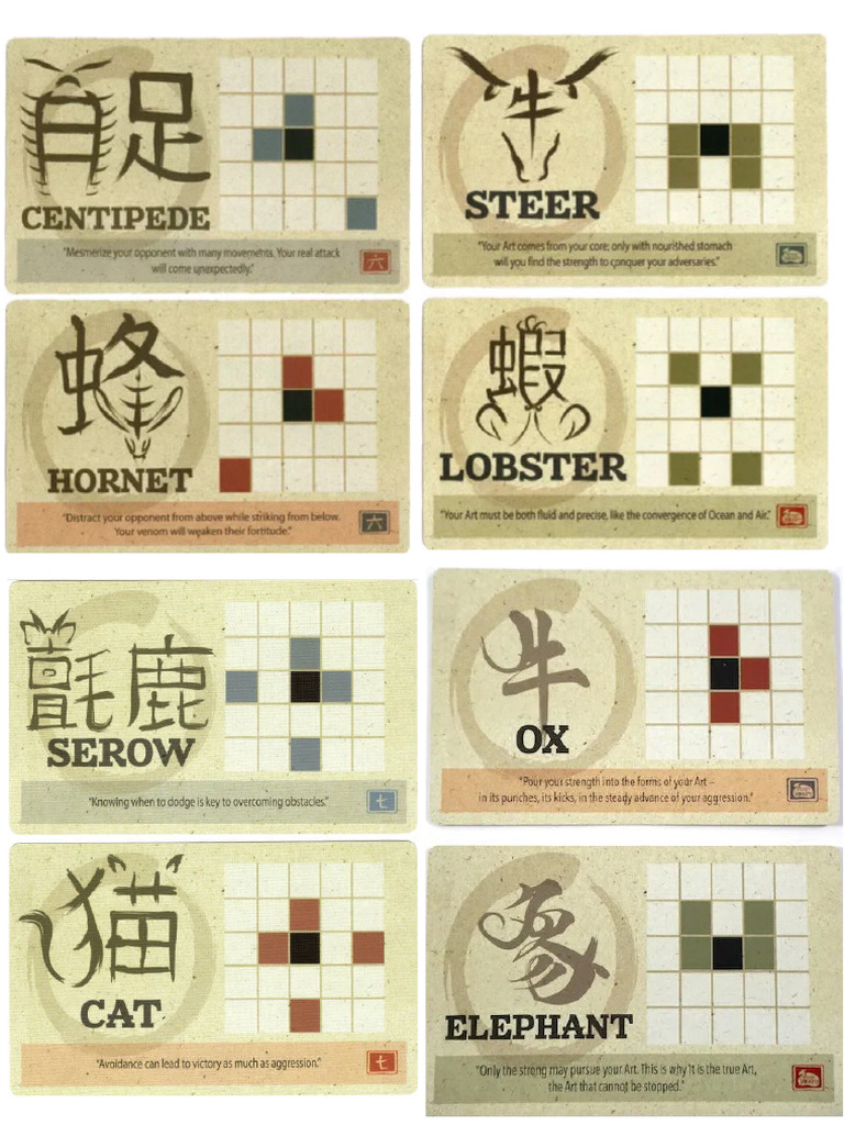 Carta de Onitama | PDF