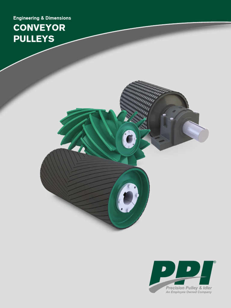 Pulley Engineering Dimensions PPI | PDF | Belt (Mechanical) | Screw