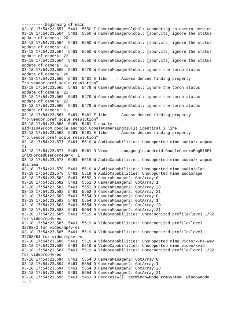 Log Cat 1710759263464 | PDF | Computing | Software