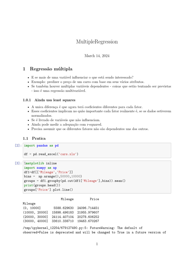 Multiple Regression | Download Free PDF | Coefficient Of Determination | Ordinary Least Squares