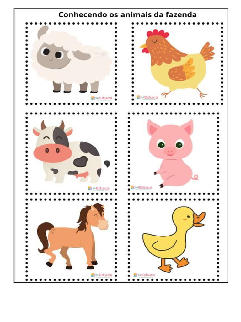 Animais Da Fazenda | PDF