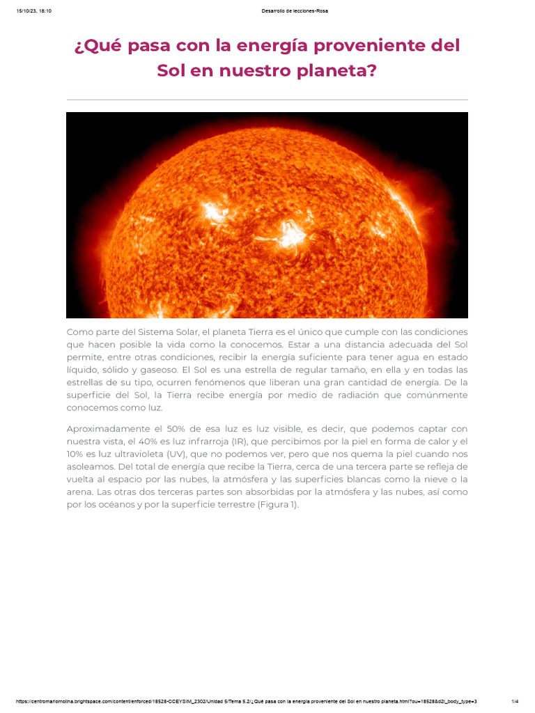 Energía Proveniente Del Sol | Descargar gratis PDF | Dom | Ecuador