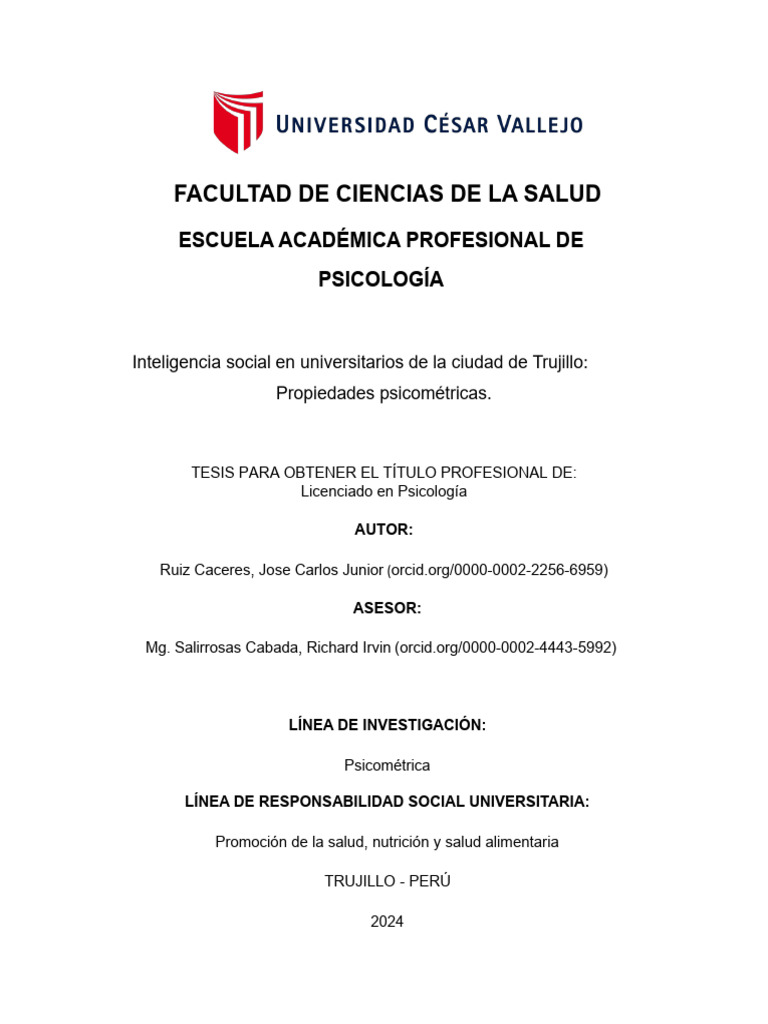 Ruiz CJCJ SD | PDF | Validez (Estadísticas) | Inteligencia