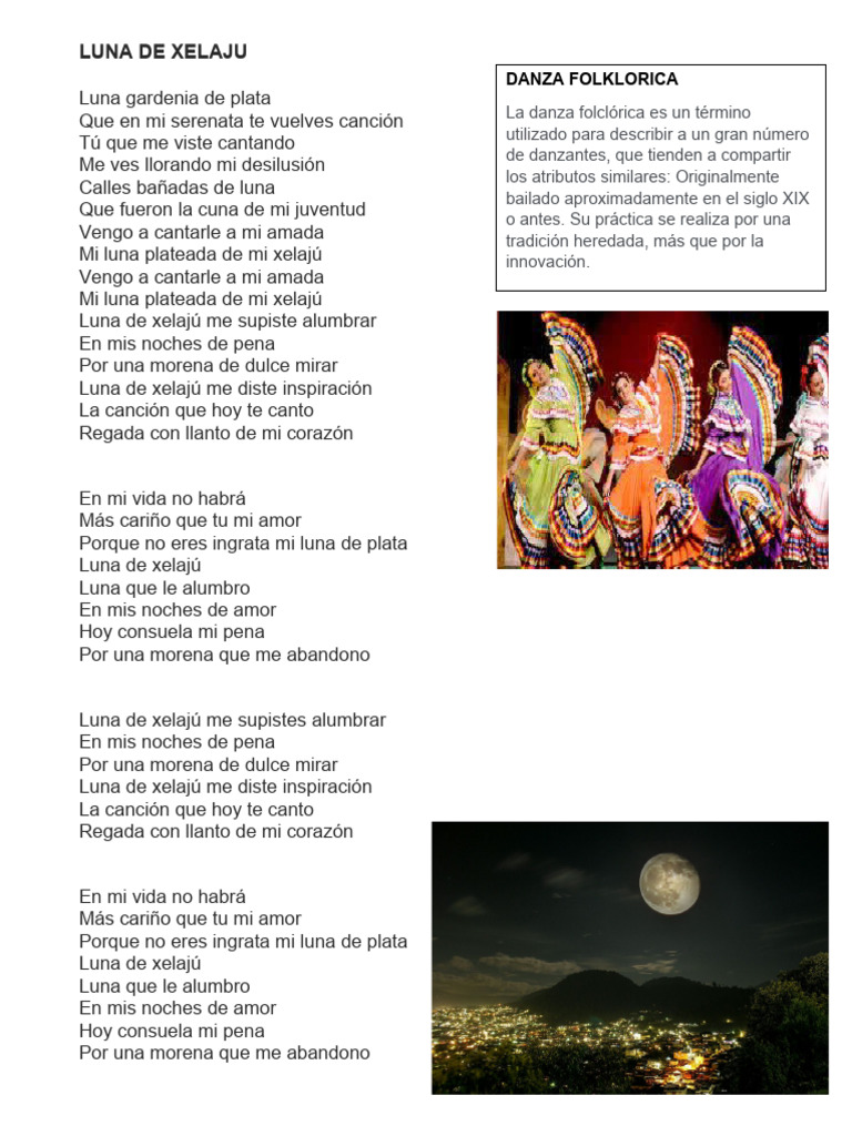 Canción y Danza Folklórica de Xelajú | PDF | Poesía | Clásicos