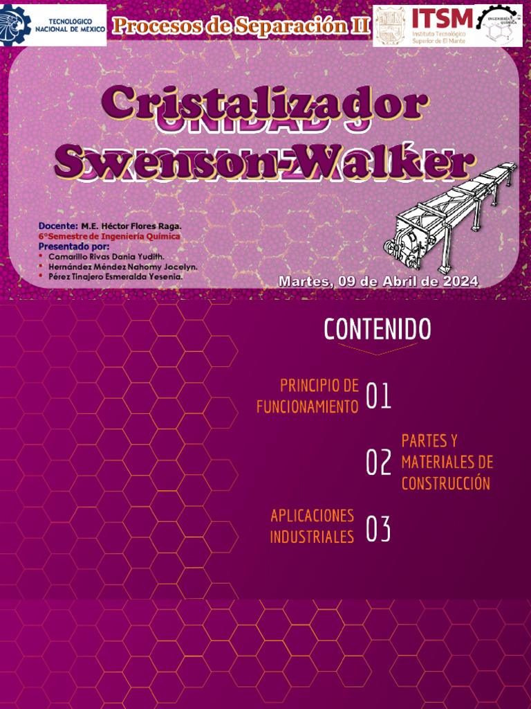 Swenson Walker | PDF | Cristalización | Agua