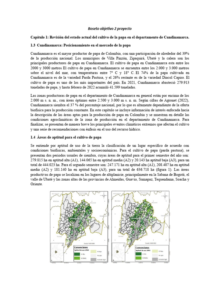 Boseto Objetivo 2 | PDF | Patata | Entorno natural