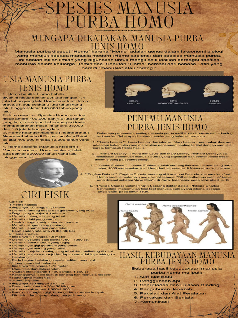 Spesies Manusia Purba Jenis Homo | PDF