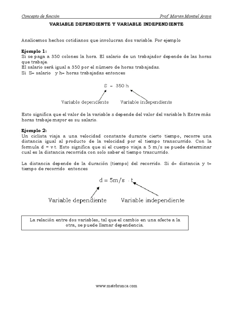 Funciones - Definiciones Basicas | PDF | Función (Matemáticas ...