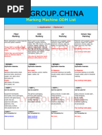Material Settings File For Xtool Material | PDF | Engraving | Laser