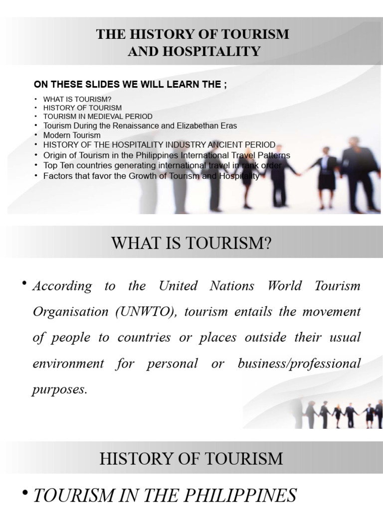 The History of Tourism 1 | PDF | Tourism | Inn