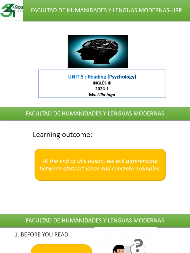 U5 Psychology (Reading) | PDF | Jealousy | Behavioural Sciences