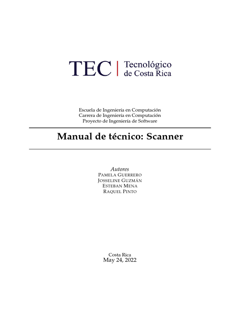 Manual T Cnico Proyecto Software | PDF | Desarrollo de software | Software del sistema