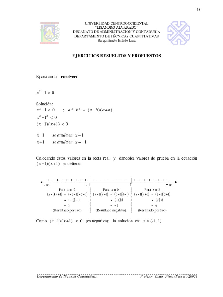 Ejercicio Resueltos y Propuestos 1.1 .Y 1 | PDF | Ecuaciones | Objetos matemáticos