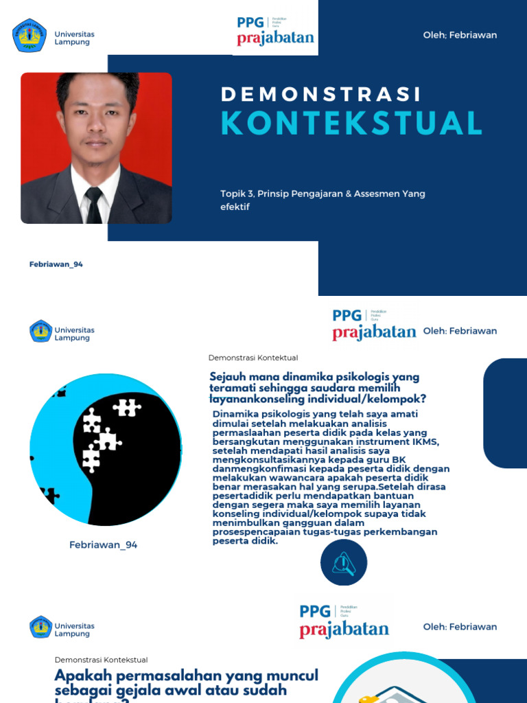 Demonstrasi Kontekstual PPA 1 Topik 3 | PDF