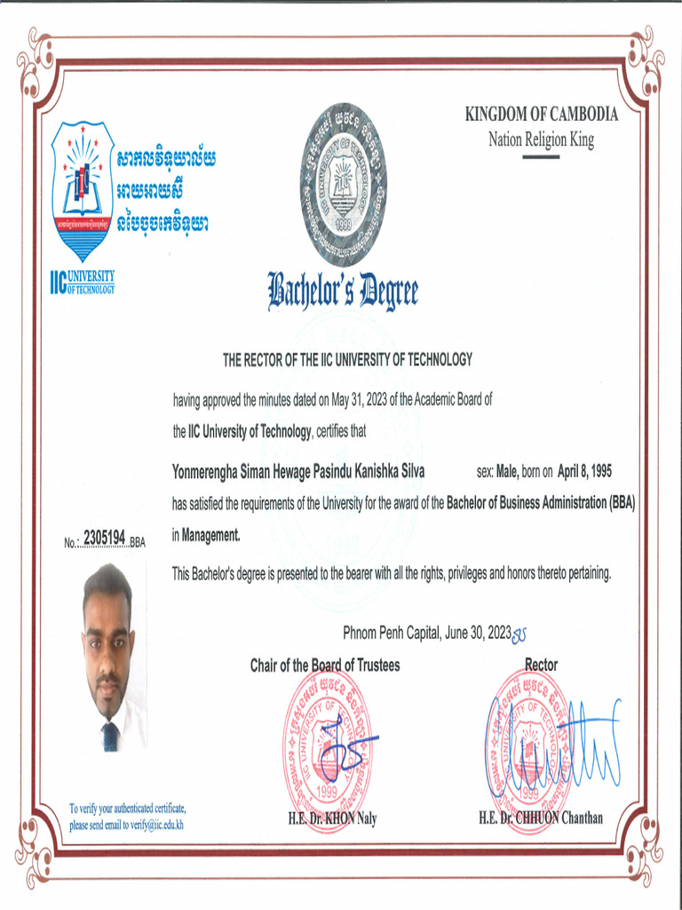 Yonmerengha Siman Hewage Pasindu Kanishka Silva | PDF