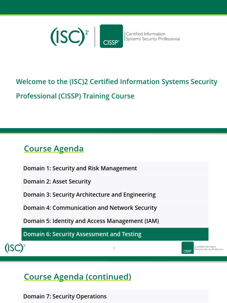 Cissp d6 Slides | PDF | Computer Security | Security
