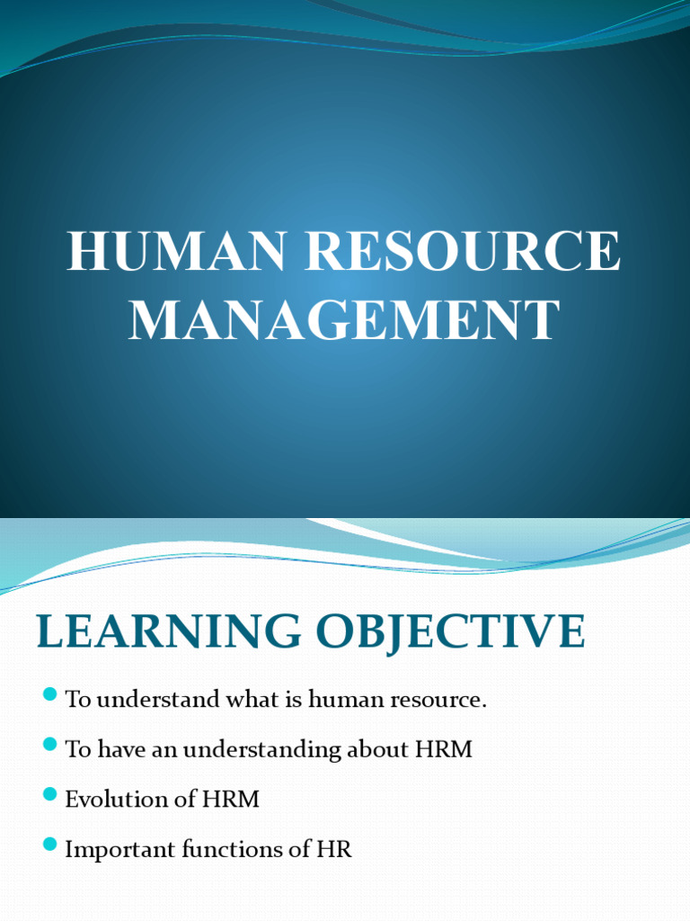 Human Resource Management | PDF | Human Resource Management | Human ...
