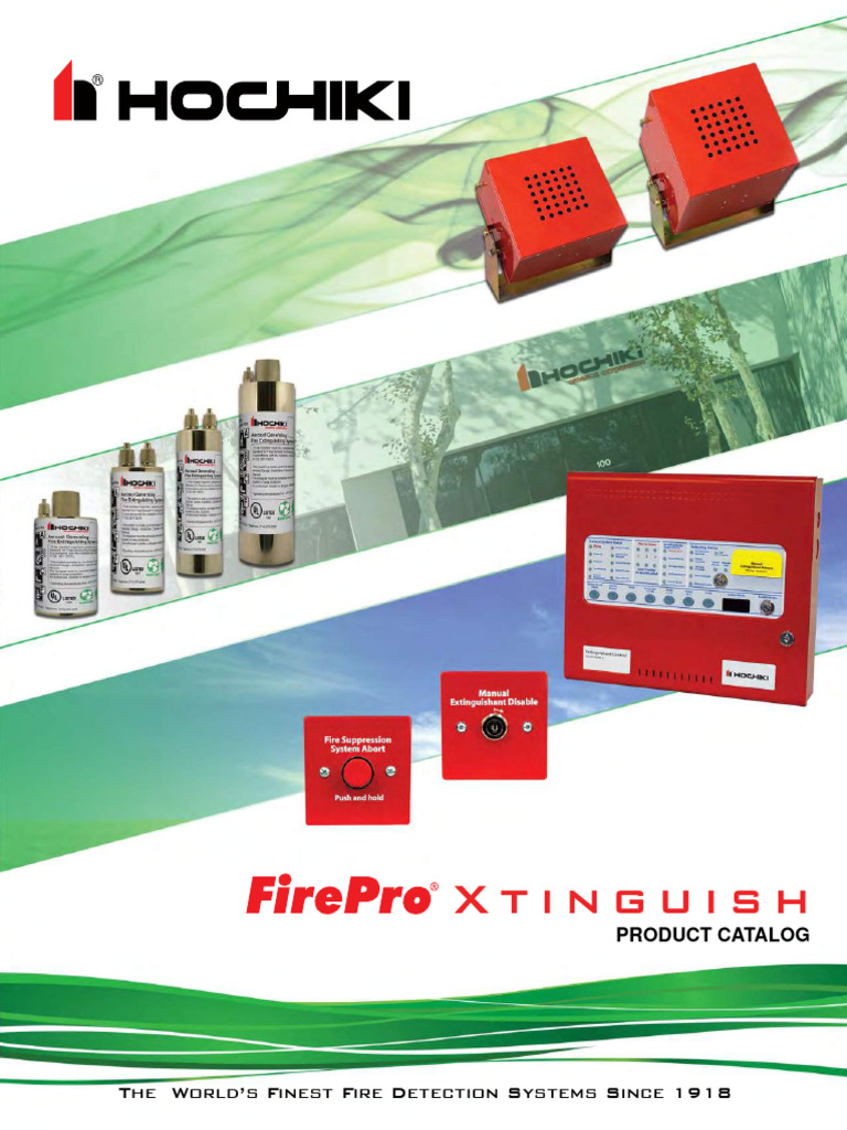 FIREPRO-CATALOGUE-HOCHIKI | PDF | Equipment | Manufactured Goods