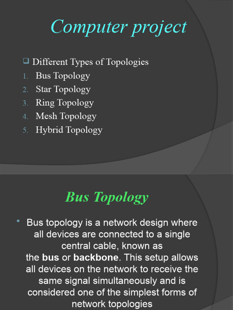 Computer Project | PDF | Network Topology | Computer Network