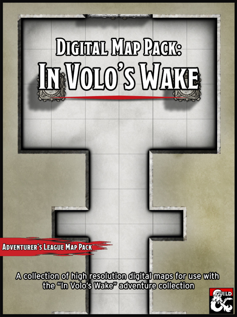 5E D&D 2016 ALS2 Post Phandalin - in Volo's Wake (Digital Map Pack) | PDF