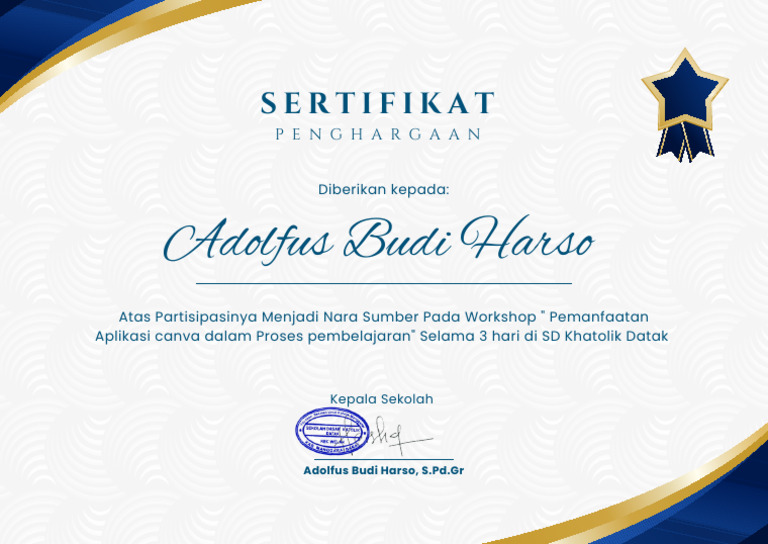 Sertifikat Canva Pdf