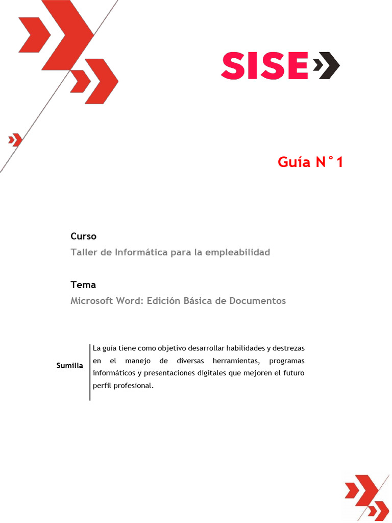 Guía 1 | PDF | Microsoft Word | Visual Basic para Aplicaciones