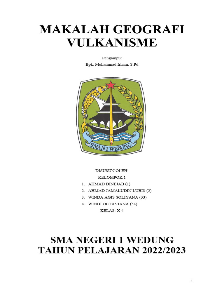 Gejala dan Proses Vulkanisme | PDF