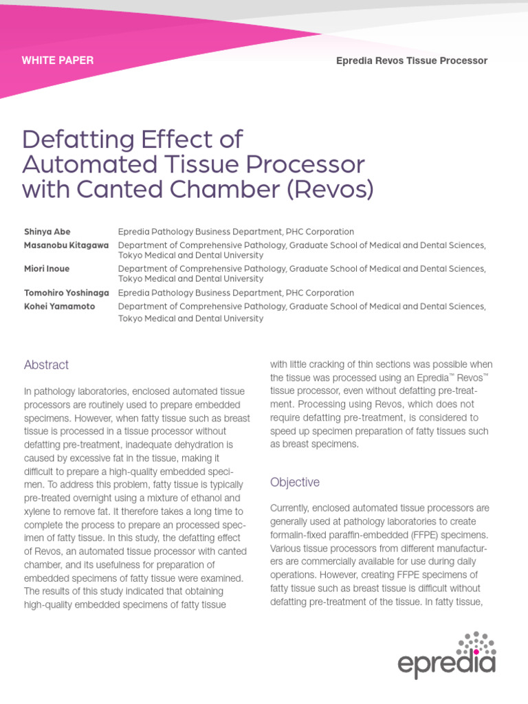 M43031 R0222 Epredia Toykyo MandD Revos White Paper FIN | PDF ...