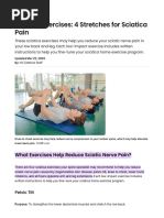Williams Flexion Exercises for Back Pain | PDF | Low Back Pain | Back Pain