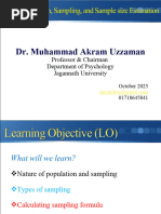 Measure Sampling JCI | PDF | Joint Commission | Sampling (Statistics)