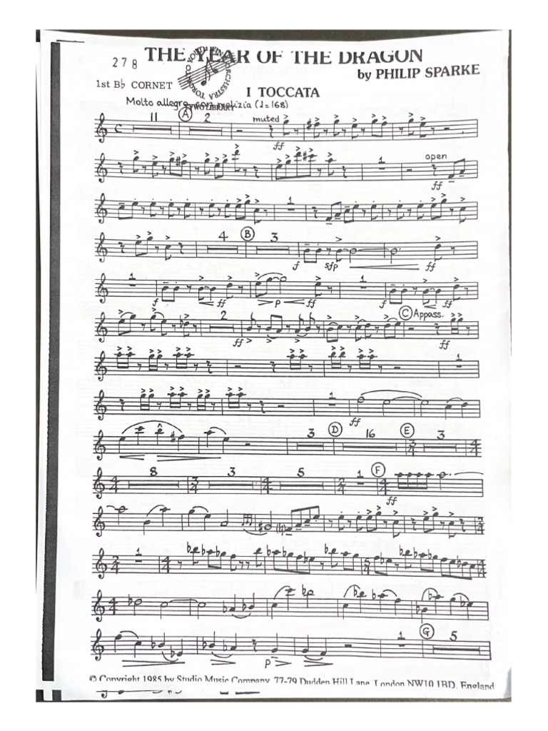 YotD - 18 Cornet 1 | PDF