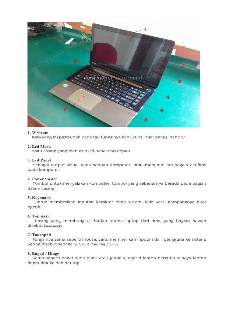 Mengenal Bagian Laptop | PDF