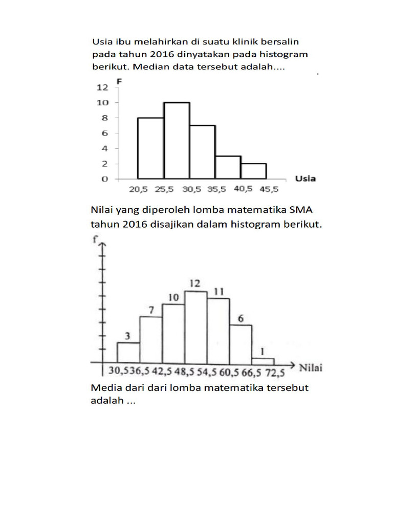 Soal HISTOGRAM | PDF