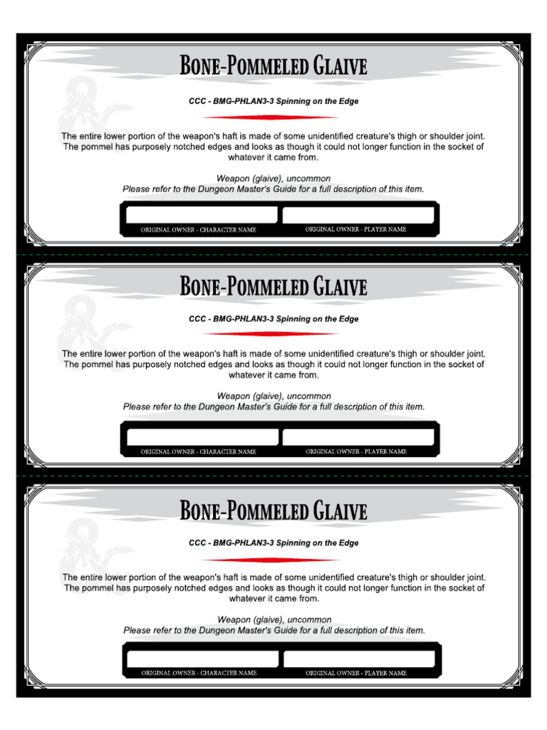 2016 CCC-BMG-33 PHLAN 3-3 - Spinning On The Edge (CERT) | PDF