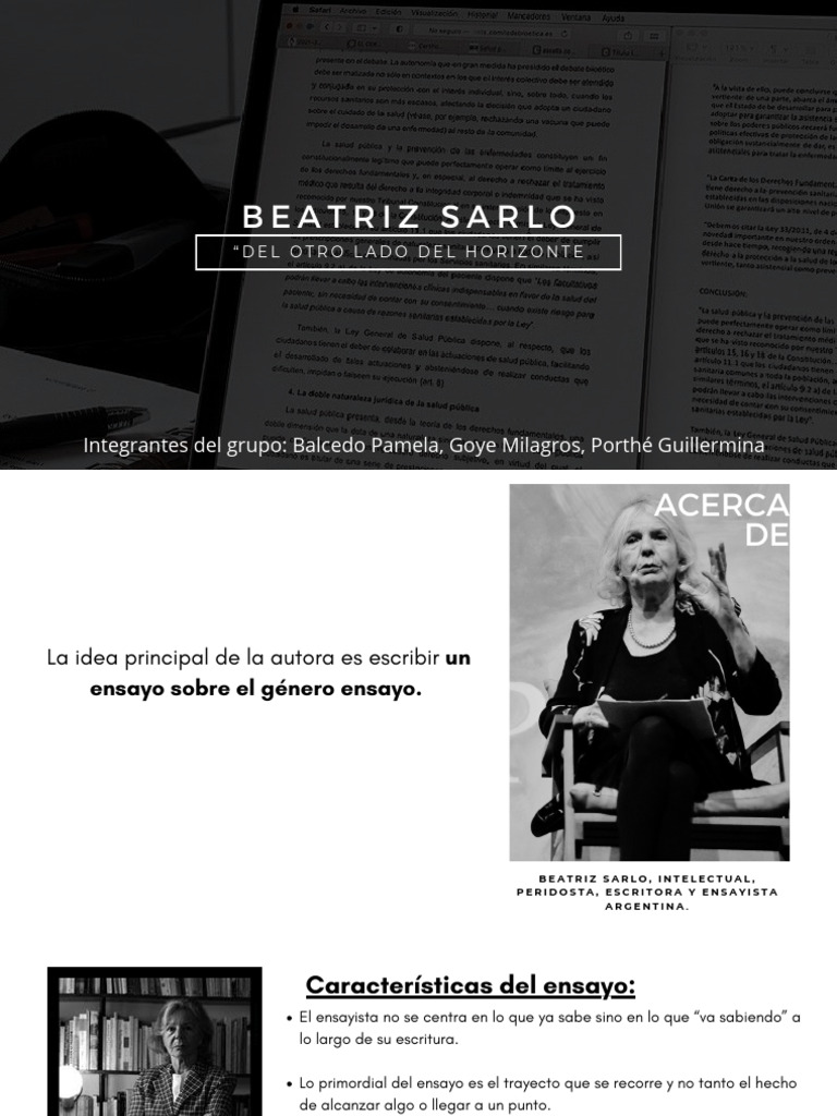 Ensayo y Polémica en Sarlo | PDF | Ensayos