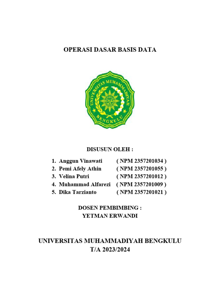Konsep Basis Data | PDF