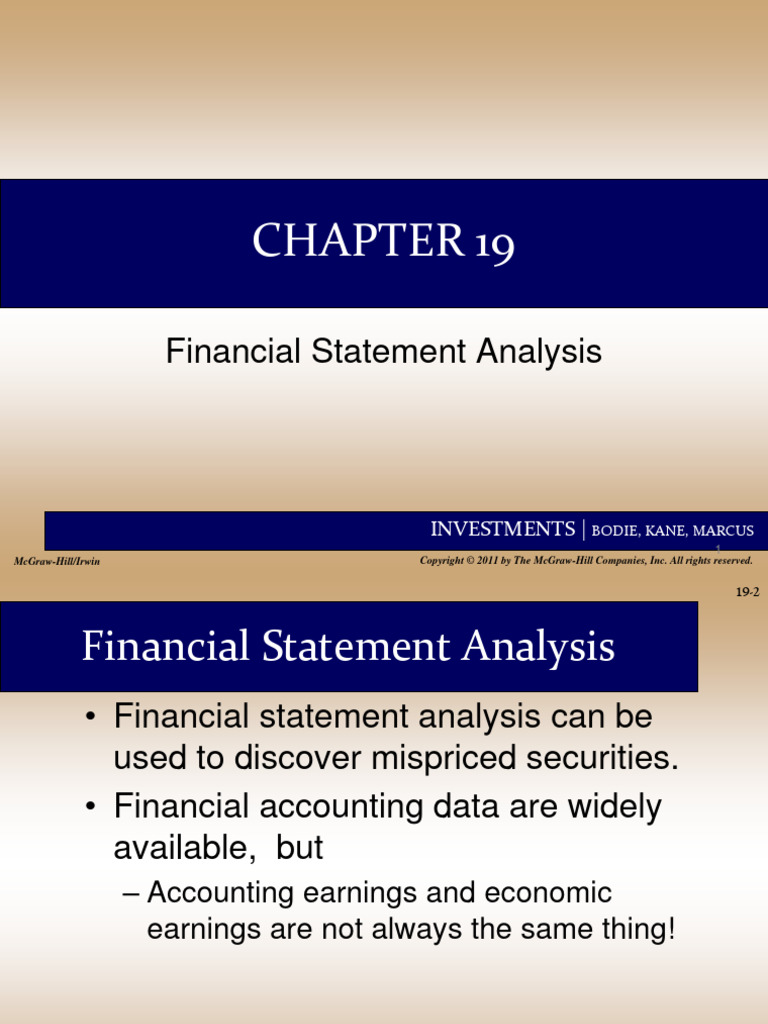 Chap 019 | PDF | Investing | Financial Statement Analysis